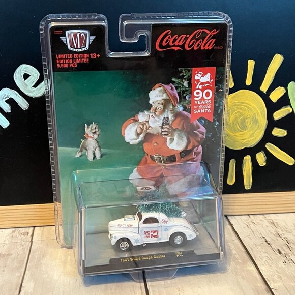 Toys | 221 M2 Machines Cocacola 1941 Willys Coupe Gasser Christmas Edition New Sealed | Poshmark